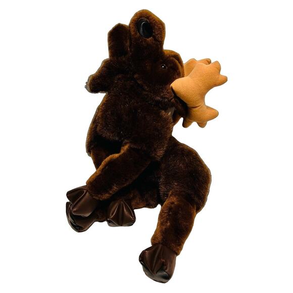 Folkmanis Puppets | Toys | Folktails Folkmanis Moose 22 Inch Large Hand Puppet Plush Animal ...